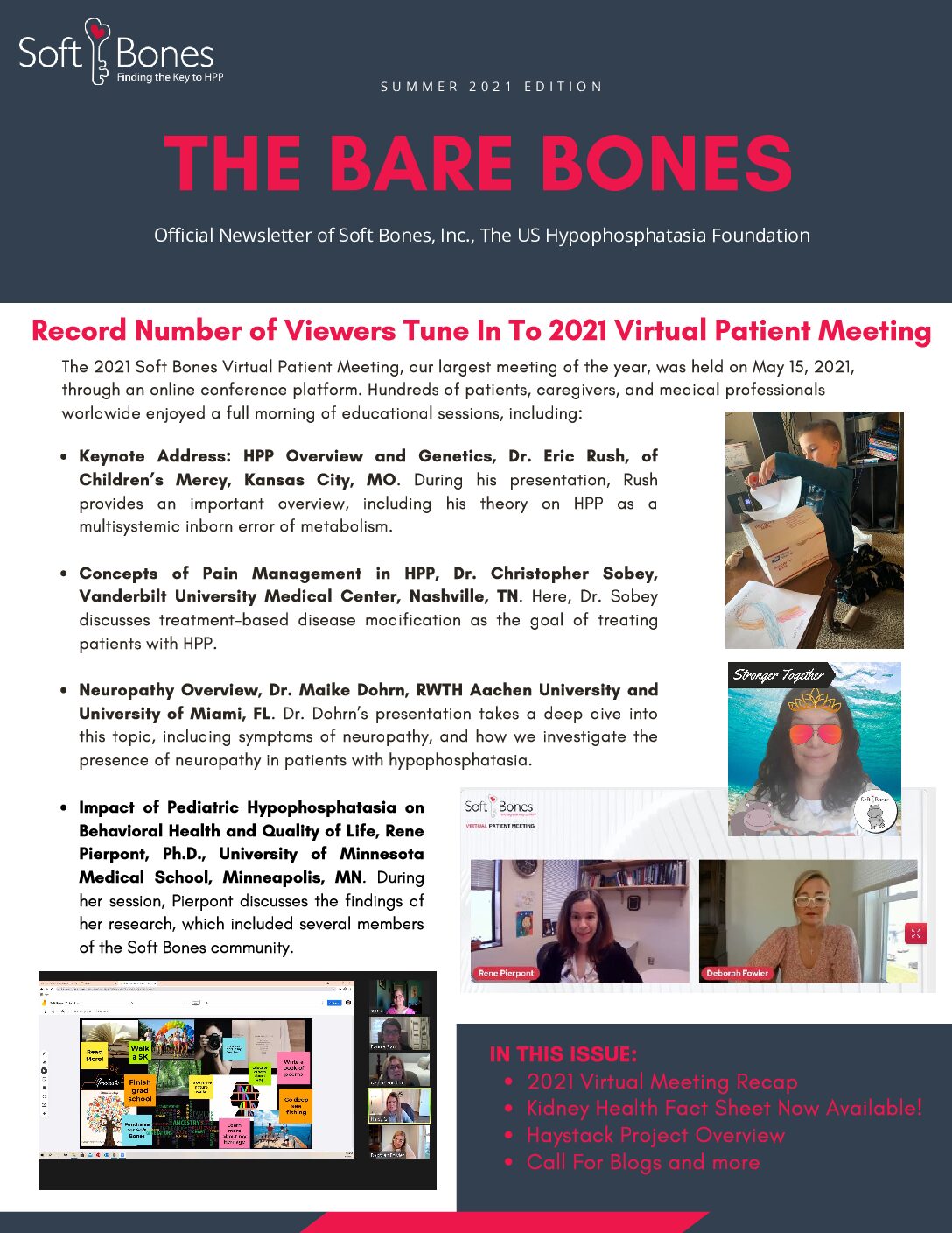 Summer 2021 Newsletter – Soft Bones