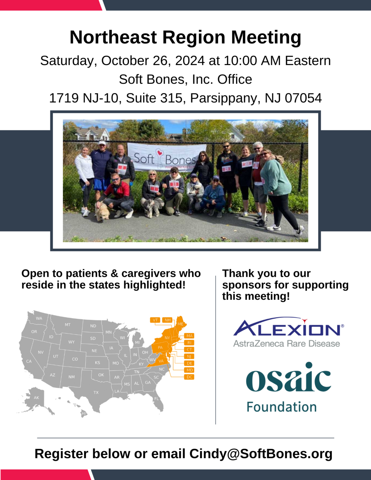 Join Us for an In-Person Northeast Region Meeting – Soft Bones